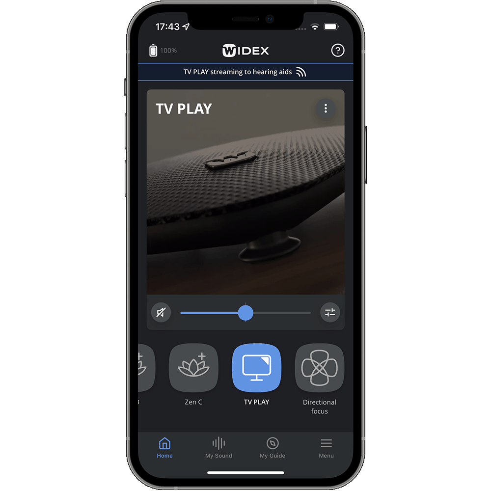 Control hearing aids from an app with Widex MOMENT™