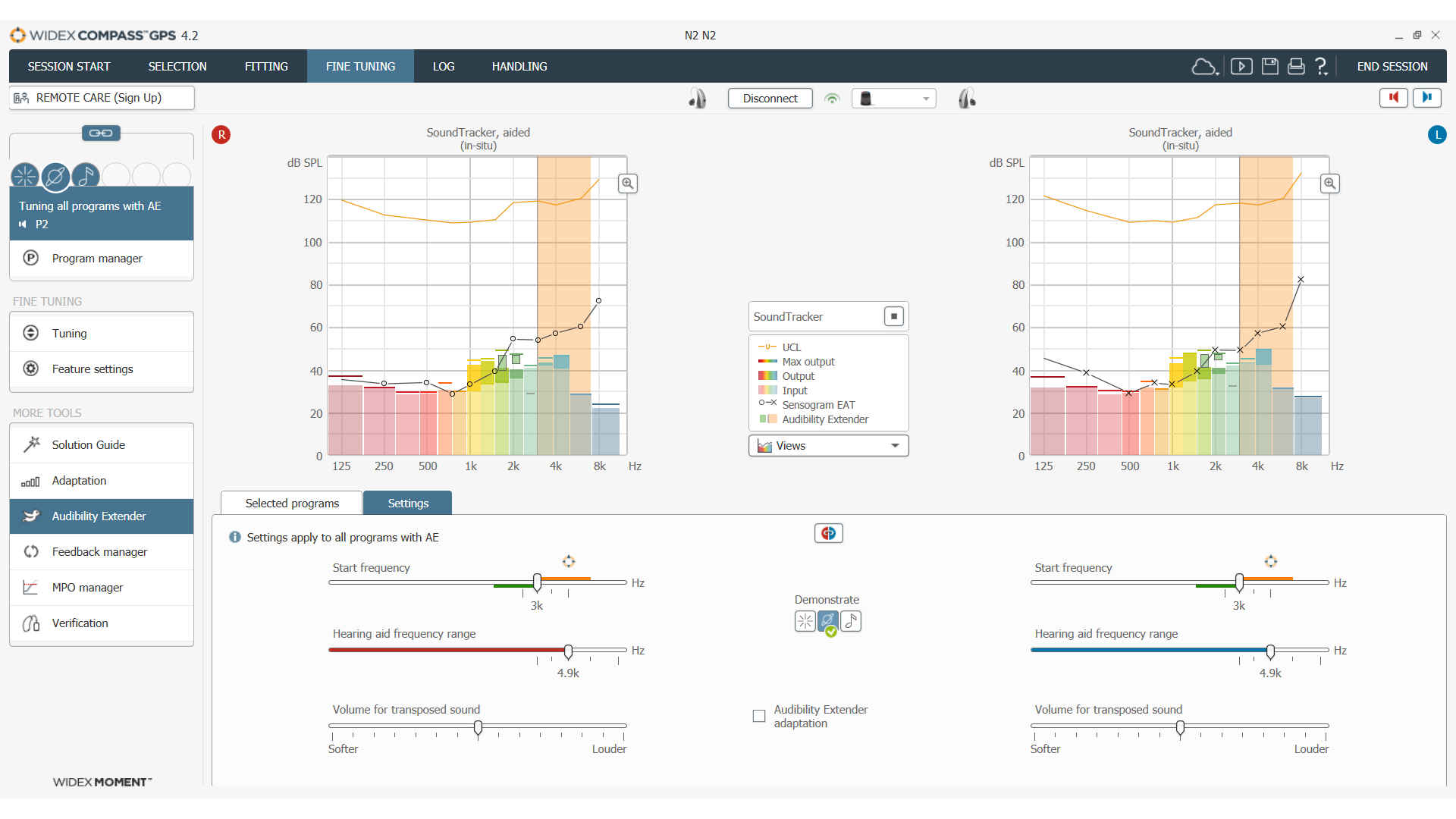 Compass GPS fitting software | Widex Pro